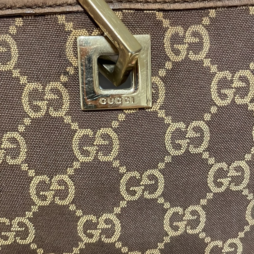Vintage Gucci Logo Tote - Gem